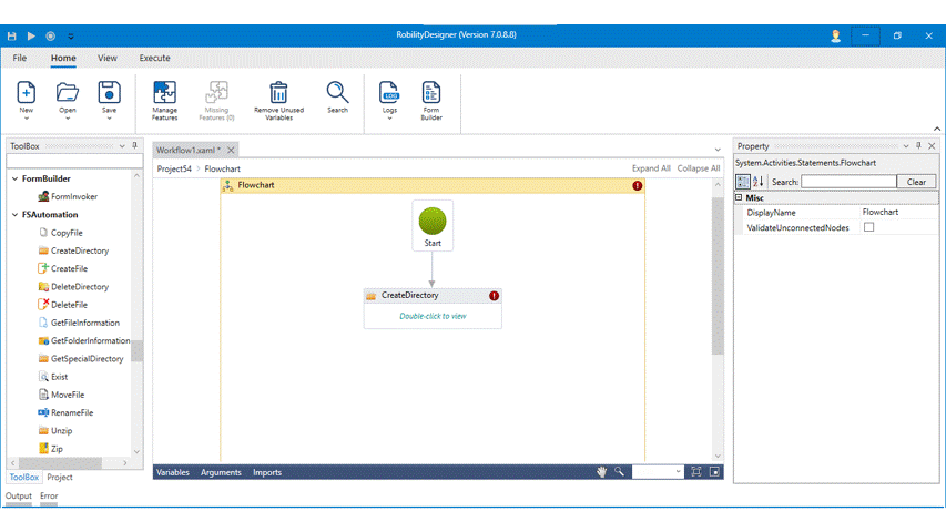 Create Directory | Robility Docs